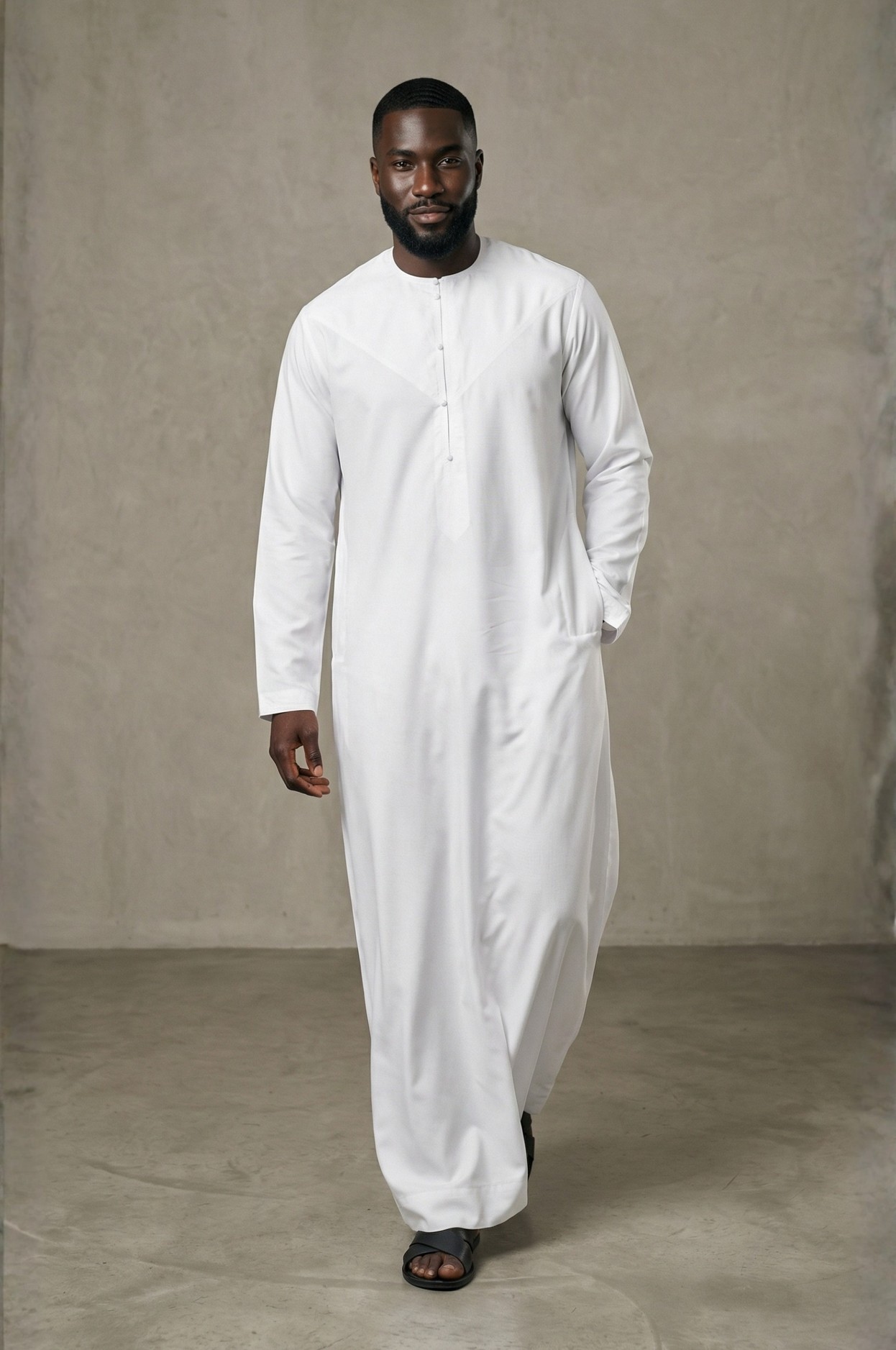 Crisp White Royal Kandora | Foreigners Premium Edition by Shabab al ...