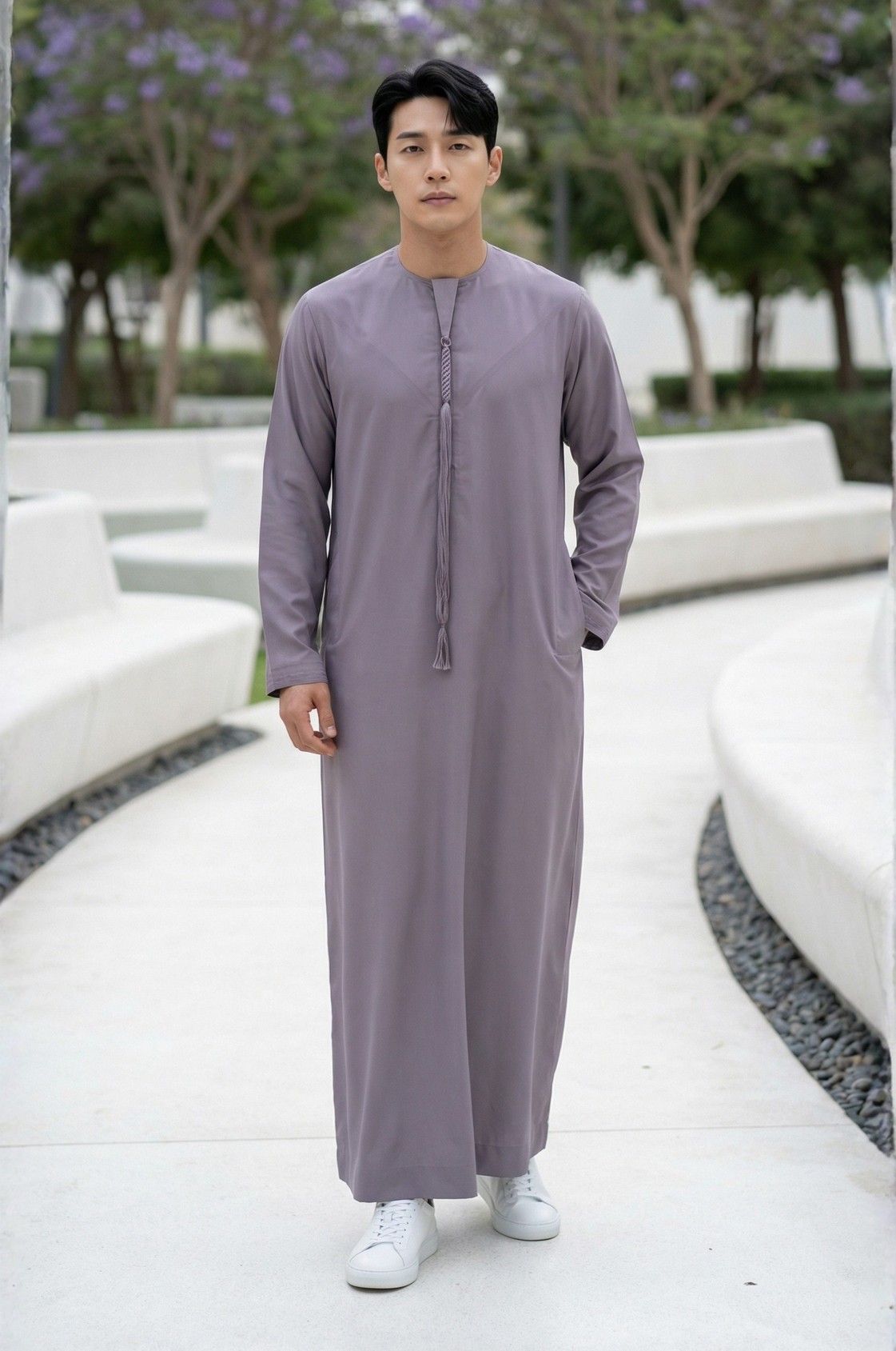Smoky Lavender Dream Kandora | Foreigners Premium Edition by Shabab al ...